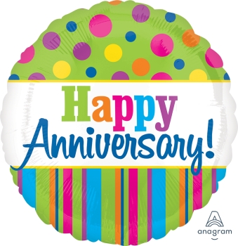 Bright Anniversary 18" Balloon - Frogie