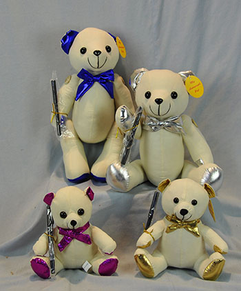 38cm Jointed Autograph / Signature Bear 1 - Frogie