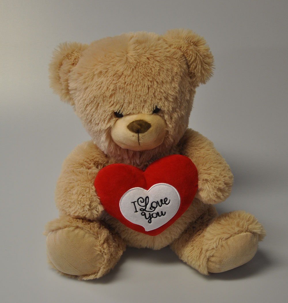 33cm "Victoria" Bear with Heart - Frogie